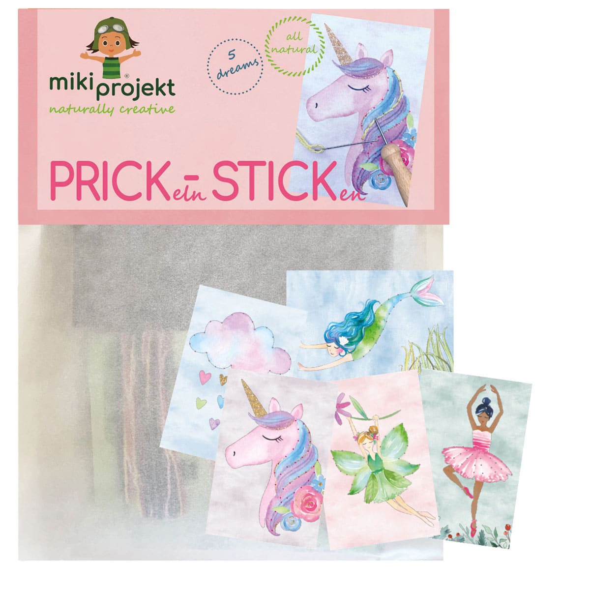 mikiprojekt Bastelset Prick-Stick - Dreams - Naturkind Welt